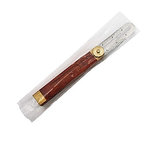 Gentlecarin Blade Ruler,Adjustable Bevel Sliding T-bevel with Hardwood Handle Angle Finder Carpentry Squares for Craftsman Builder Carpenter Architect Engineer
