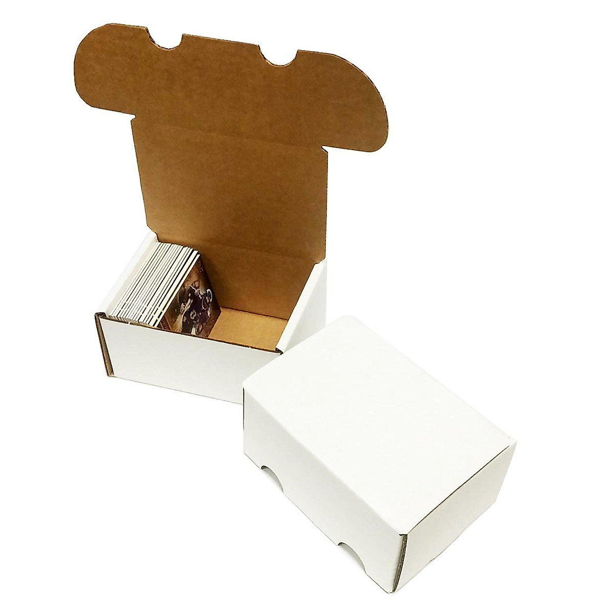 (12) 200 Count Corrugated Cardboard Storage Boxes by Max Pro for Baseball, Football, Basketball, Hockey, Nascar, Sportscards, Gaming & Trading Cards Collecting Supplies