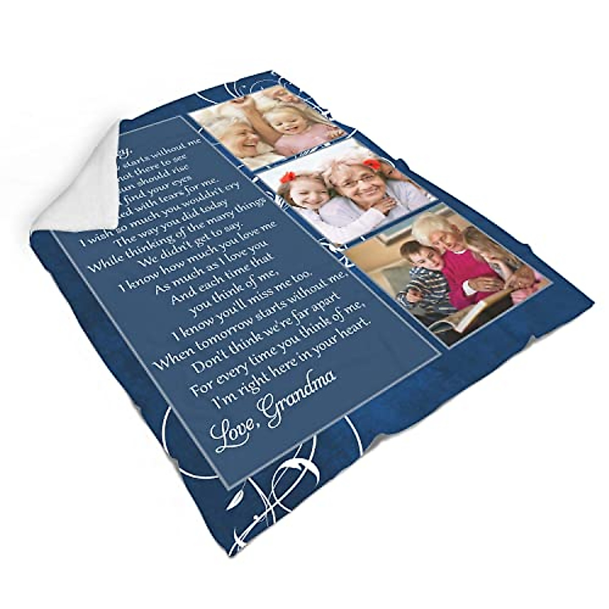 Personalized When Tomorrow Starts Without Me Blanket Bereavement Gifts for Loss of Mother Husband Sympathy Gifts for Loss of Mom Dad Condolence Gifts Throw Blanket