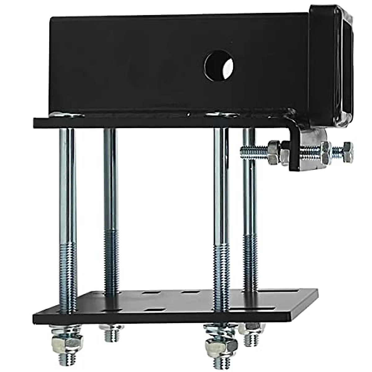 Bolt-on RV Bumper Hitch Receiver Adapter Fits 3-4" Beam, 2" Receiver, Trailer Accessories Best for Mounting Bike Racks & Cargo Carriers