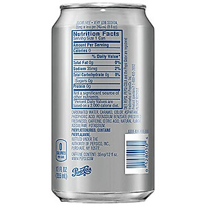 Pepsi Zero Calorie Variety Pack With Diet Pepsi/Diet Wild Cherry/Pepsi Zero Sugar, 12 Fl Oz, Pack Of 18