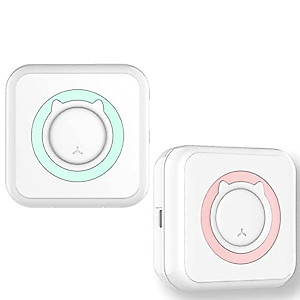 LAVIOX Portable Sticker Printer 2023 New Premium Mini Instantly Print Customized Sticker for Resin Crafts (10 Paper Rolls)