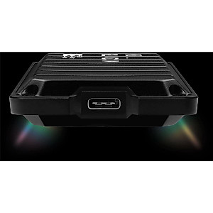 Western Digital 1TB P40 Game Drive SSD - Up to 2,000MB/s, RGB Lighting, Portable External Solid State Drive , Compatible with Playstation, Xbox, PC, & Mac - WDBAWY0010BBK-WESN