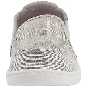 Roxy Girls Minnow Slip on Sneaker Shoe, Gry/Chr, 11 Big Kid