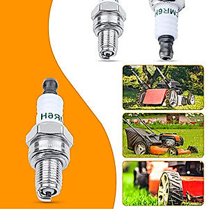 Haishine 3 Pack CMR6H Spark Plugs, NGK (3365) Carded Spark Plug OEM Replacement Parts Fits for Stihl FS90 FS100 FS110 HL90 HL110 HT100 KM90 BR500 Trimmer Weedeater