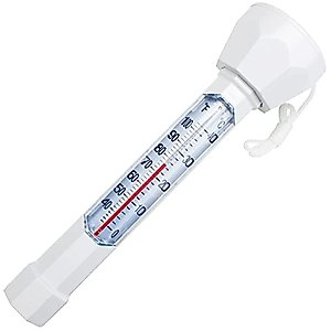 SplashTech Floating Buoy Pool Thermometer with Jumbo EZ Read Display & Cord- Shatter Proof- Swimming Pool Maintenance Equipment for Indoor or Outdoor Swimming Pool, Hot Tub, Jacuzzi, Spa