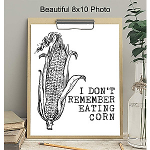 Bathroom Wall Art Decor - Restroom Sign, Guest Bath Decoration - Powder Room or Rest Room Print - Funny 8x10 Poster - Unique UNFRAMED Gift