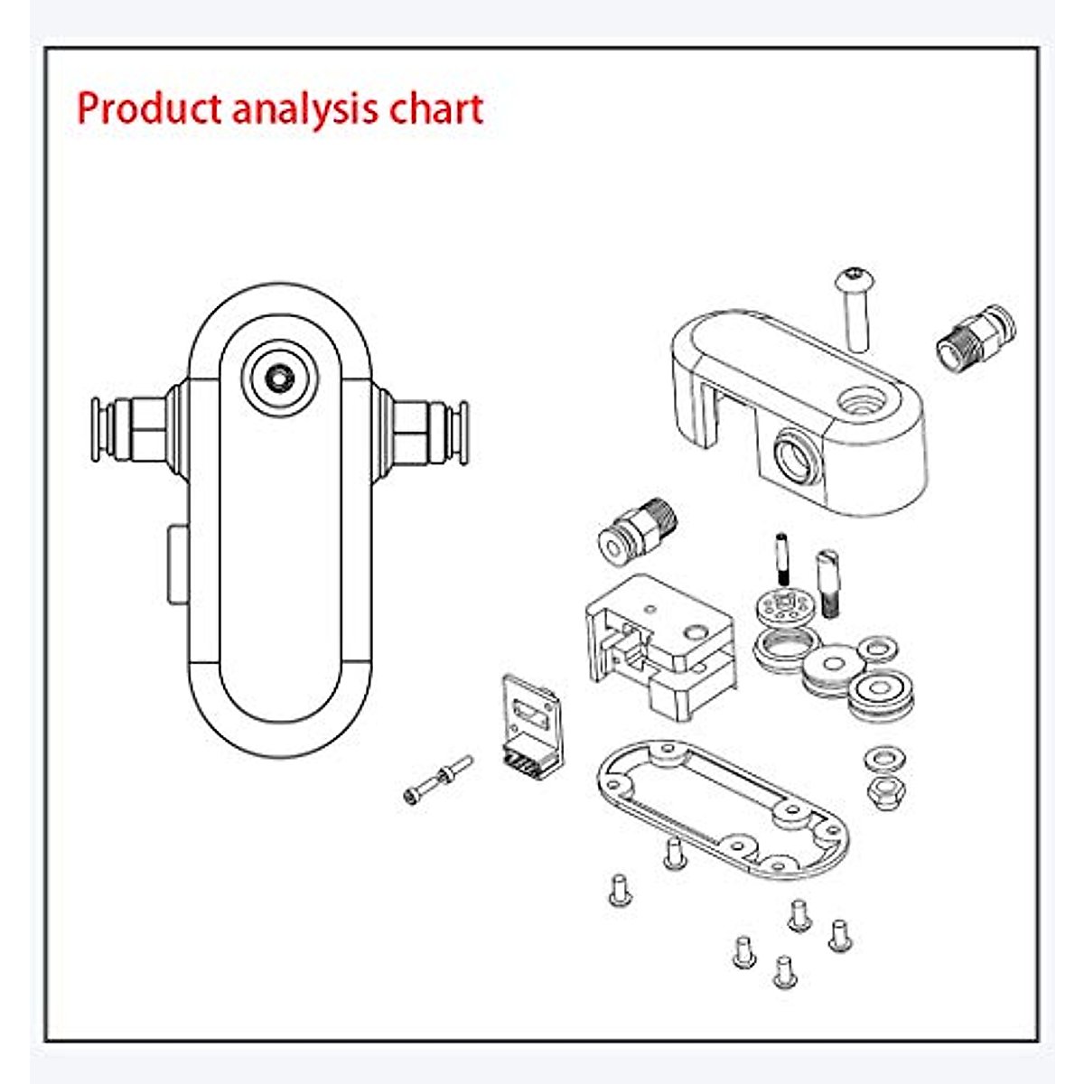 BIGTREETECH Direct SFS Smart Filament Sensor, 1.75mm PLA Filament Runout Sensor/Filament Break Detection Sensor Compatible with SKR Mini E3 V2.0, SKR Mini E3 V3.0, Octopus V1.1 Control Board