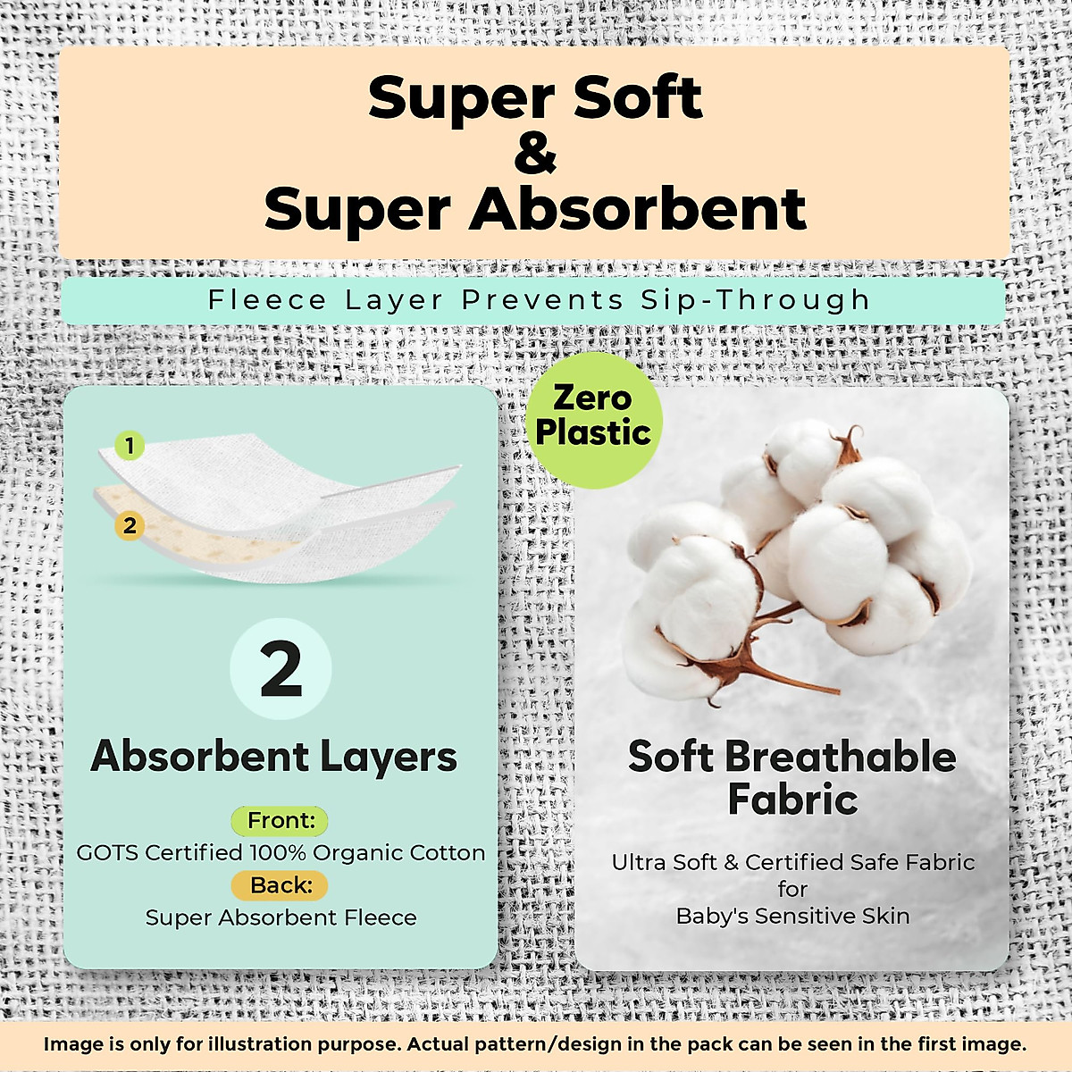 KiddyStar Organic Baby Bibs – Soft, Absorbent Cotton Bandana Bibs for Drooling & Teething – Adjustable & Stylish Baby Gift