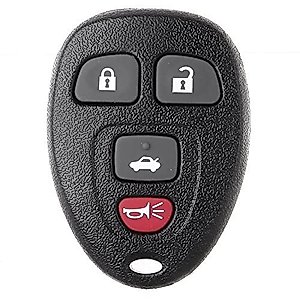 ECCPP 1x Key Fob Shell Case Keyless Entry Remote Control Car Replacement fit for 07 08 09 10 11 12 13 14 15 16 for Buick for GMC for Cadillac for Chevy for Saturn for Pontiac Series OUC60270