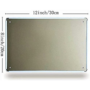 Fashionable Chic Interesting Metal Tin Sign Girl and Rottweiler Dog ; and She Lived, Happily Ever After Art Decoration for Outdoor Walls of Home Bar Cafe Restaurant Club, 11.8 x 7.8