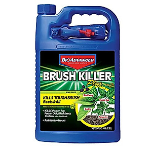 BioAdvanced Brush Killer Plus, Ready-to-Use, 1 Gal – Kills Tough Brush Roots & All, Kills Poison Ivy