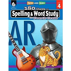 180 Days™: Reading, Vocabulary/Language for 4th Grade Practice Workbook for Classroom and Home, Cool and Fun Practice Created by Teachers (180 Days of Practice)
