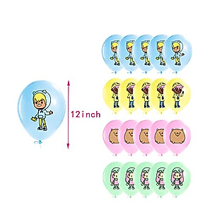 Toca Party Decorations Boca Life Birthday Party Supplies Includes CupCake Toppers, Cake Toppers,Banner Garland, Balloons, Party Favor Pack For Kids