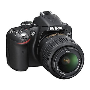 Nikon D3200 24.2 MP CMOS Digital SLR with 18-55mm f/3.5-5.6 Auto Focus-S DX VR NIKKOR Zoom Lens (Black) (OLD MODEL)
