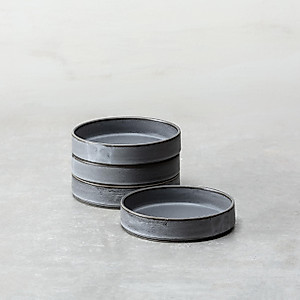 Fortessa Sound Stoneware 16 Piece Dinnerware Set, Service for 4, Thunder