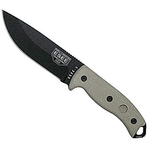 ESEE-5 Serrated Edge, No Sheathing, OD Blade