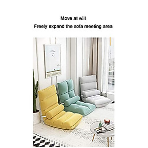 TWXWHYQ Lazy Sofa Tatami Sofa Bed Backrest Chair Girls Bedroom Single Bay Window Small Sofa Folding Chair 525360Cm,Pink,525360cm
