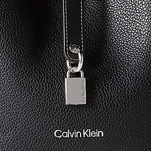 Calvin Klein Remy Rocky Road Novelty Crossbody, Black/Silver