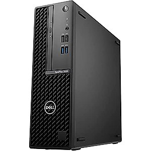 Dell OptiPlex 3000 SFF Small Form Factor Desktop Computer - 12th Gen Intel Core i5-12500 6-Core up to 4.60 GHz CPU, 32GB RAM, 2TB NVMe SSD + 2TB HDD, Intel UHD Graphics 770, DVD-RW, Windows 10 Pro