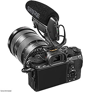 Shure VP83 LensHopper Camera-Mounted Condenser Shotgun Microphone for use with DSLR Cameras and HD Camcorders - Capture Detailed, High Definition Audio with Full Low-end Response
