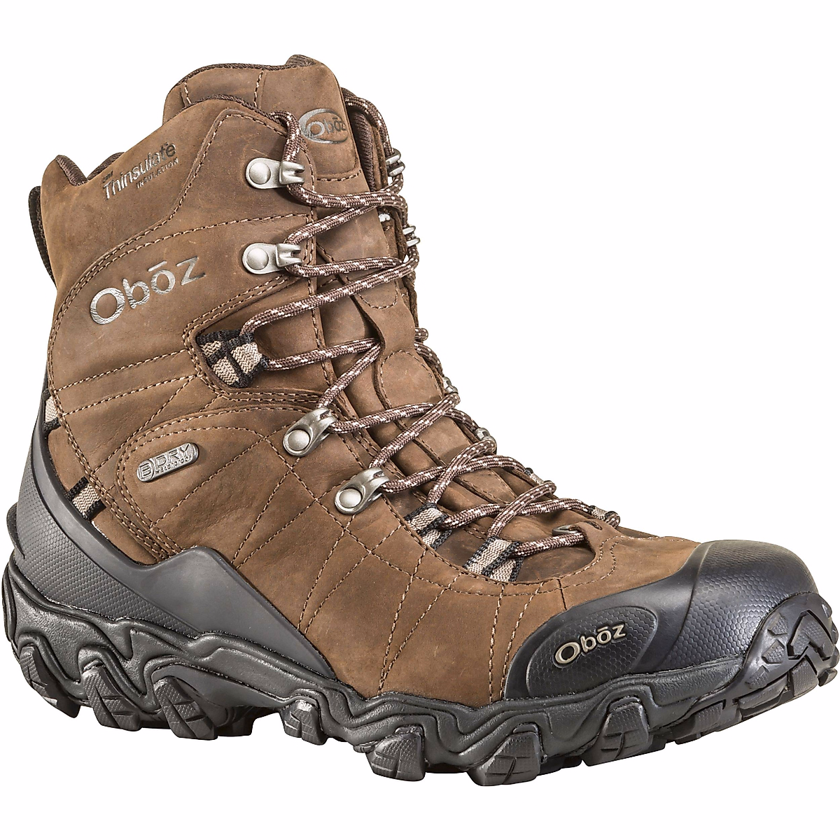 Oboz Bridger Insulated Waterproof 8" Bark/Brown 8 D (M)