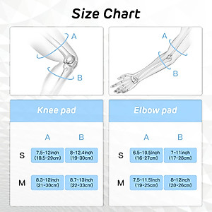 ArgoHome Kids Protective Gear Knee Pads Elbow Pads for Kids, Toddler Knee Pads and Elbow Pads Set Wrist Guards for Roller Skate Biking, Riding, Cycling Skating Scooter