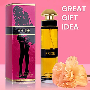 Pride for Women Eau De Parfum - Scents with Caramel, Warm Benzoin & Vanilla - Elegant Mix Ideal for Women Who Like Fragrances Sweet & Spicy - Precious For All Occasions - Elegant 100ml Bottle