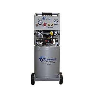 California Air Tools 10020AC Ultra Quiet & Oil-Free 2.0 Hp, 10.0 Gal. Aluminum Tank Air Compressor