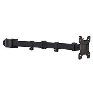 VIVO Fully Adjustable Single Monitor Arm for Desk Mount Stand, Monitor Arm for 1 Screen up to 27 inches, Black, PT-SD-AM01A