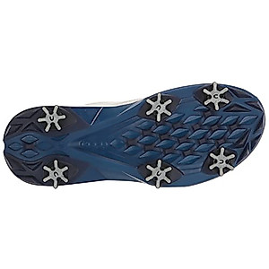 ECCO Men's Biom G5 Gore-TEX Waterproof Golf Shoe, White/Blue Depths, 11-11.5