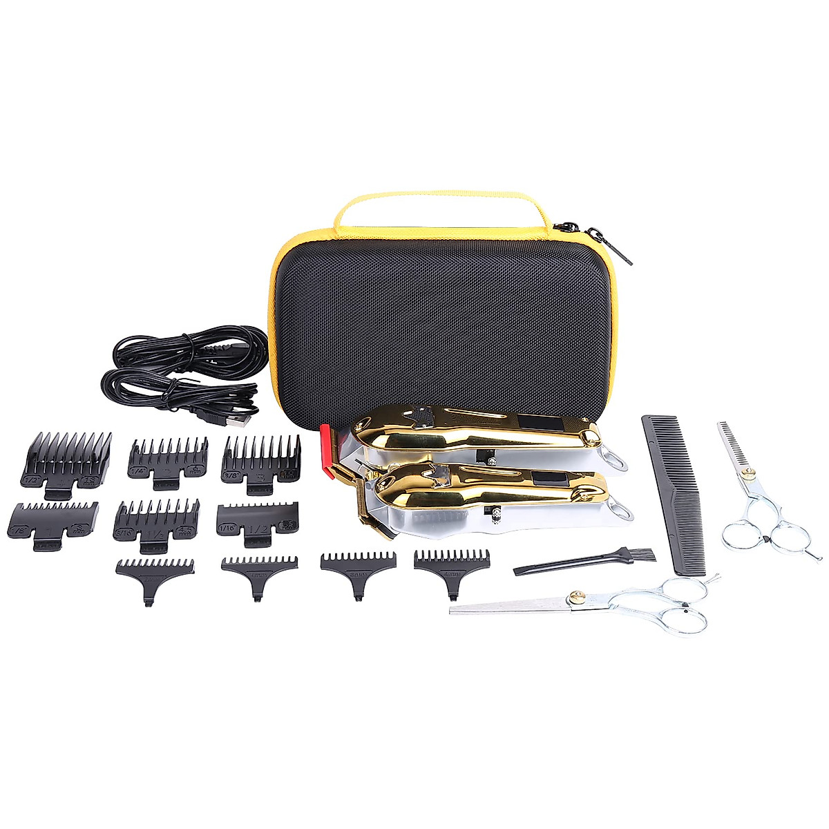 khanka Hard Case Compatible with Ufree Hair Clippers + T-Blade Hard Trimmer Kit, Organizer Storage for Ufree Men Women Kids Barber Grooming Kit, Case Only (Black)