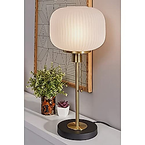 Adesso 4277-21 Hazel Table Lamp, 22 in, 60W, Antique Brass, 1 Table Lighting