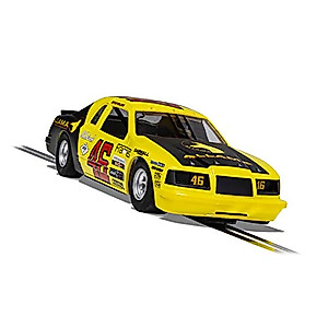 Scalextric Ford Thunderbird 'Allama' #46 1:32 Slot Race Car C4088 Yellow, Black, Red, White