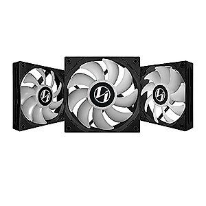 Lian Li ST120-3B Black 3 Pack, ARGB 120mm LED PWM, with Fan Controller