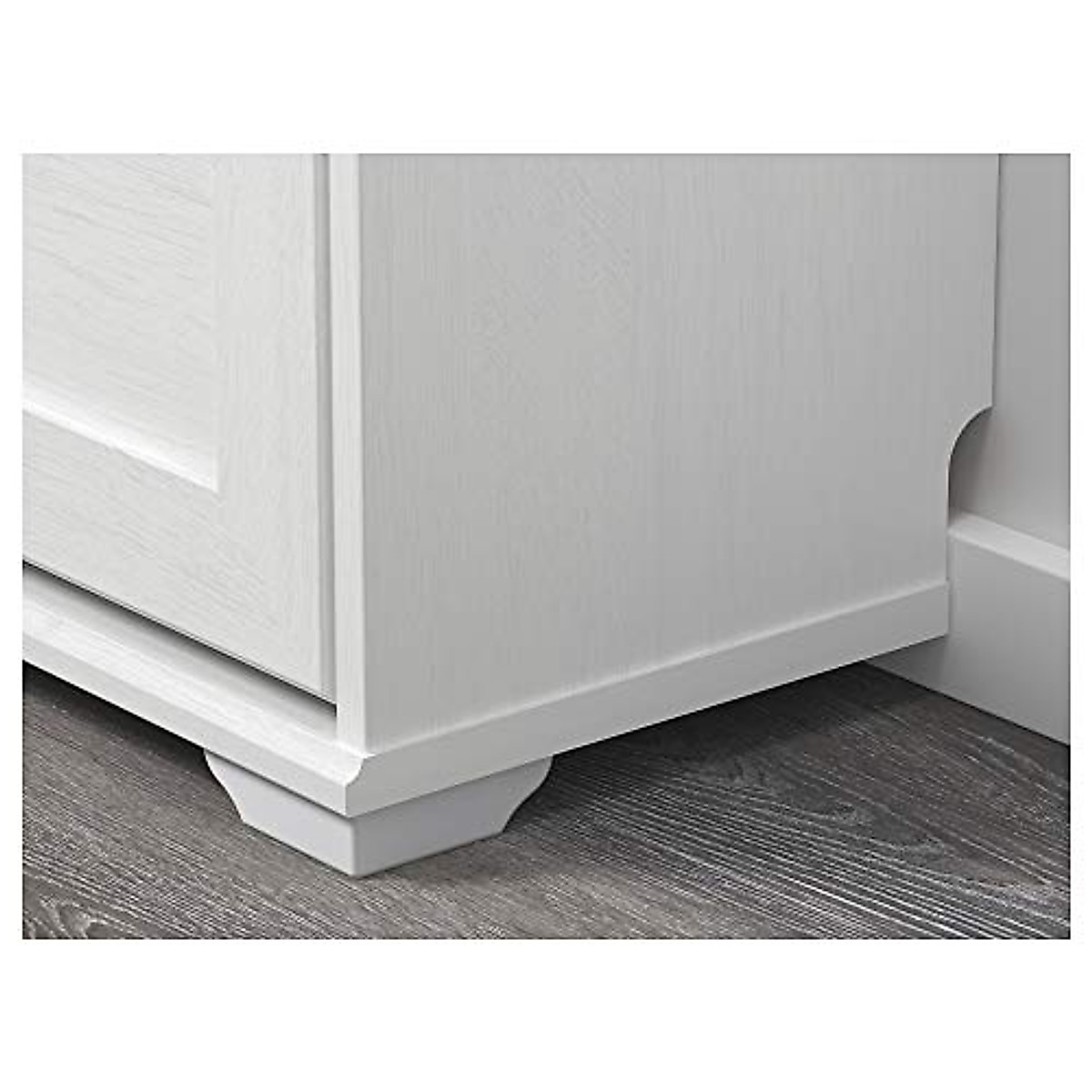 IKEA Brusali Shoe Cabinet With 3 Compartments, White