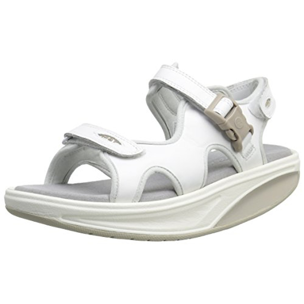 MBT Rocker Bottom Shoes Women’s – Everyday Casual Sandals Kisumu - White