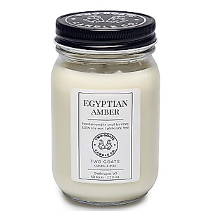 Egyptian Amber Scented Soy Candle | Hand Poured in the USA | 12 oz.