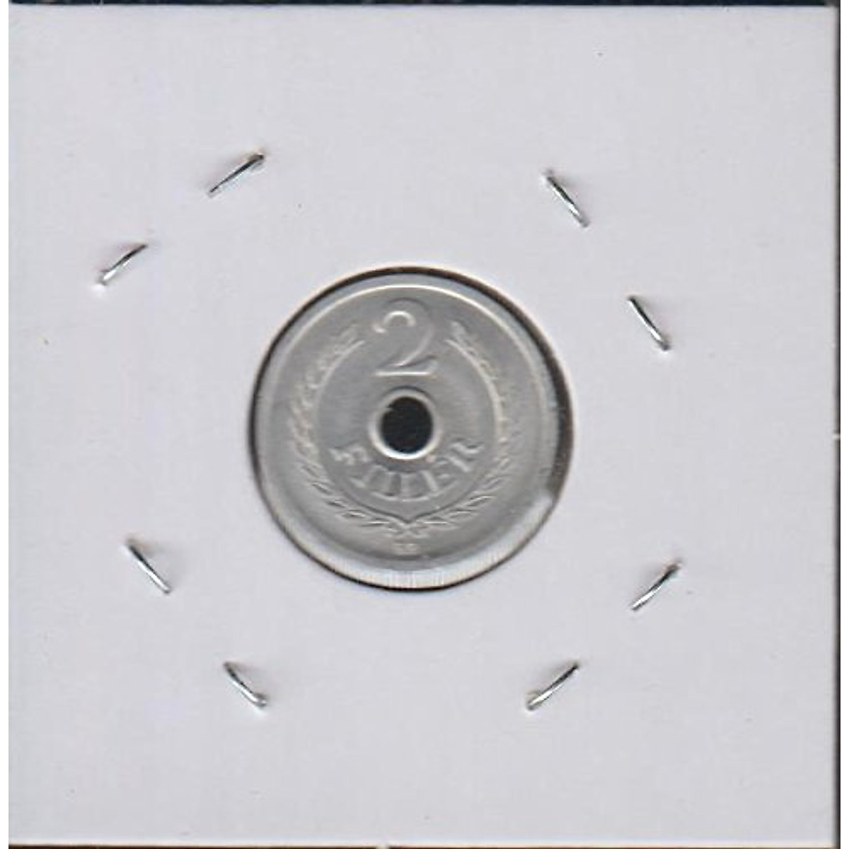 1965 HU Legends and Wreath Surround Center Hole Two-Cent Choice Uncirculated