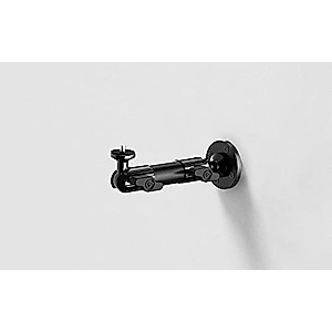 Elgato Wall Mount - Horizontal Articulated Arm with 1/4 Inch Thread for Easy Mounting and Adjusting of Lights, Cameras, and Microphones, Perfect for Streaming, Videoconferencing, Studios,Black