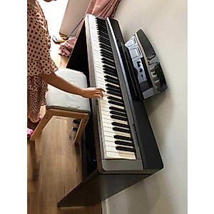 ATNEDCVH Sheet music stand compatible with Yamaha P85 P95 series electronic piano keyboard (Black)