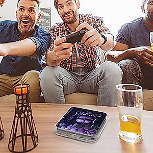 F-NAF Game Card Case Compatible with Switch Games - 12 Slots Storage Box, Slim and Portable Protective Shell Storage Bag.