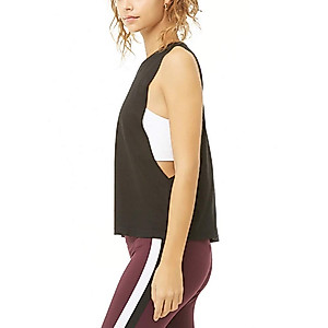 Bestisun Womens Workout Tanks Running Muscle Tank Sport Exercise Gym Yoga Athletic Tops Athletic Shirts Exercise Clothes Black XL