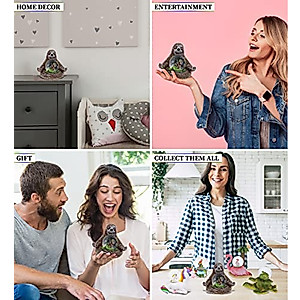 CoTa Global Sloth Snow Globe Decor - Beautiful Pink Sparkle Snow Sloth Figure Decor, Unique Snow Globes for Kids and Adults, Collectible Glitter Globes Ornament for Home, Birthday, Christmas - 45mm