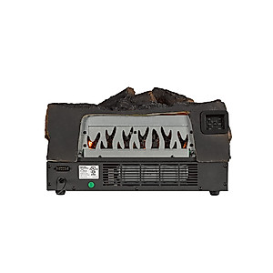 duraflame® Infrared Quartz Electric Log Set Heater with 3D Flame® Effect and Remote Control, Rustic Pine