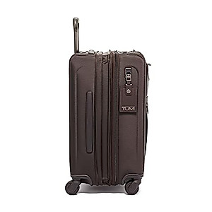 TUMI Alpha Continental Dual Access 4-Wheeled Carry-On Luggage - Rolling Suitcase for Men and Women - Luggage Carry-On with 4 Spinner Wheels - Rolling Luggage with Security Zippers - Anthracite