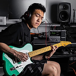 MOOER GE150 Electric Guitar Amp Modelling Multi Effects Pedal Portable Multi Effects Processor with Expression & IR Loading for Live show, Live Streaming, Home Studio, Guitar Practice