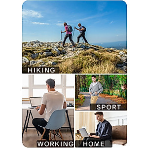 ALAVIKING Mens Sweatpants Antistatic Fabric Athletic Pants with Pockets Lounge Open Bottom Pants Fleece Sweatpants for Men Size S-3XL (Black-m)