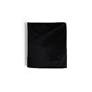 Big Joe Fuf Large Cover Only Machine Washable, Black Plush