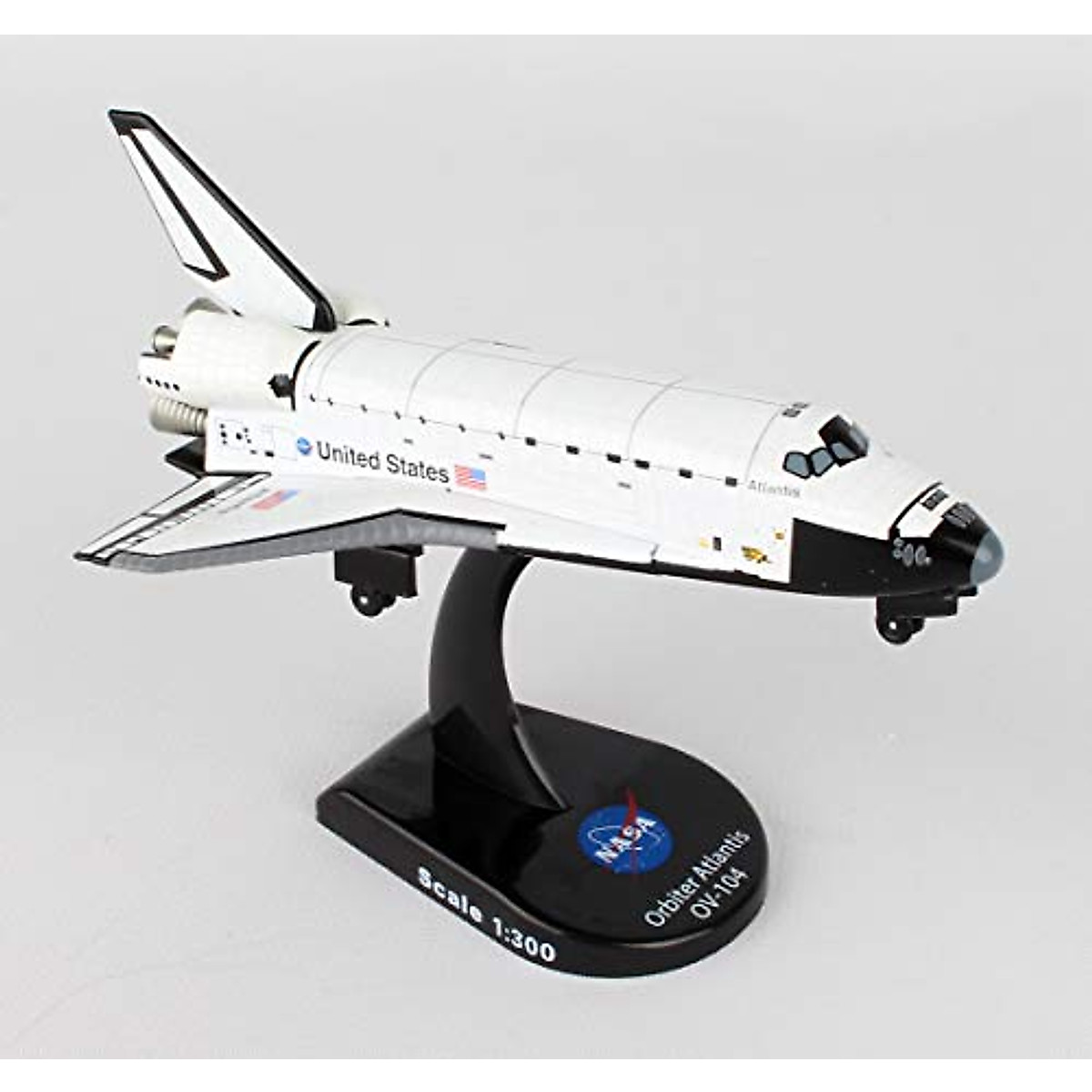 Daron Worldwide Trading PS5823-1 Stamp Orbiter Atlantis Space Shuttle, White
